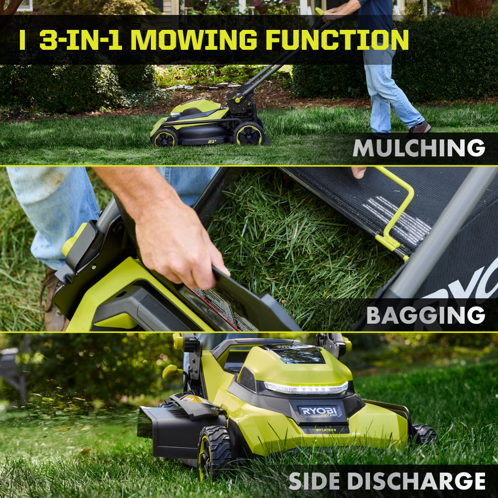 Cordless Electric Battery Lawn Mowers with RYOBI – RYOBI Tools Canada